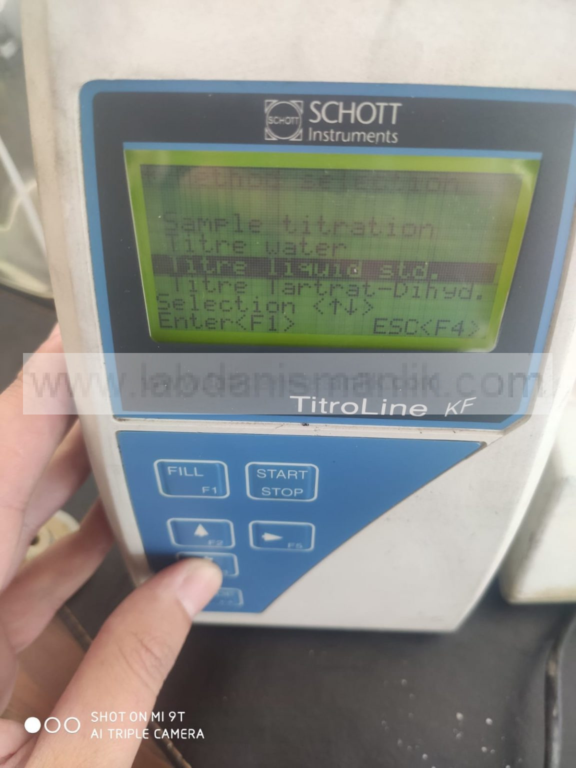 Karl Fischer – Schott Instrument Titroline KF – 2 .el - LABDANIŞMANLIK